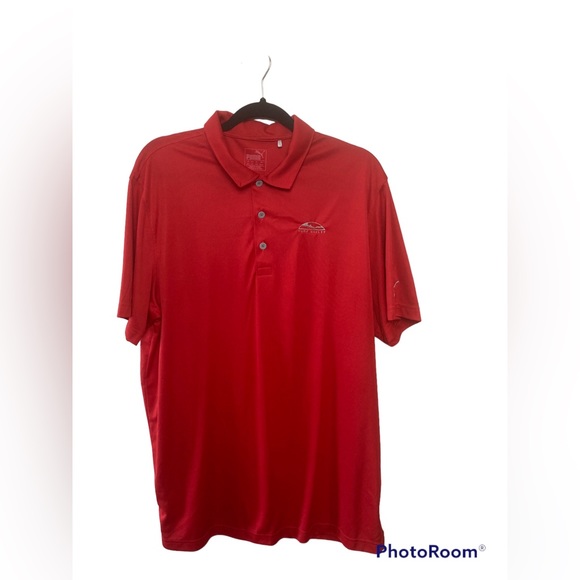 Puma | Shirts | Puma Red Short Sleeve Golf Polo Shirt Turf Valley Xl ...